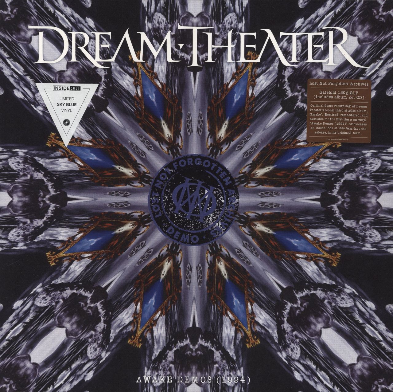 Dream Theater Awake Demos - 180 Gram Sky Blue Vinyl UK 2-LP vinyl set — RareVinyl.com