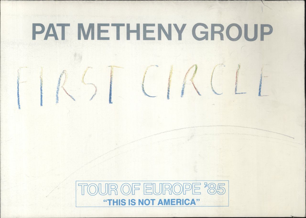 Pat Metheny First Circle + Ticket Stub UK Tour programme — RareVinyl.com