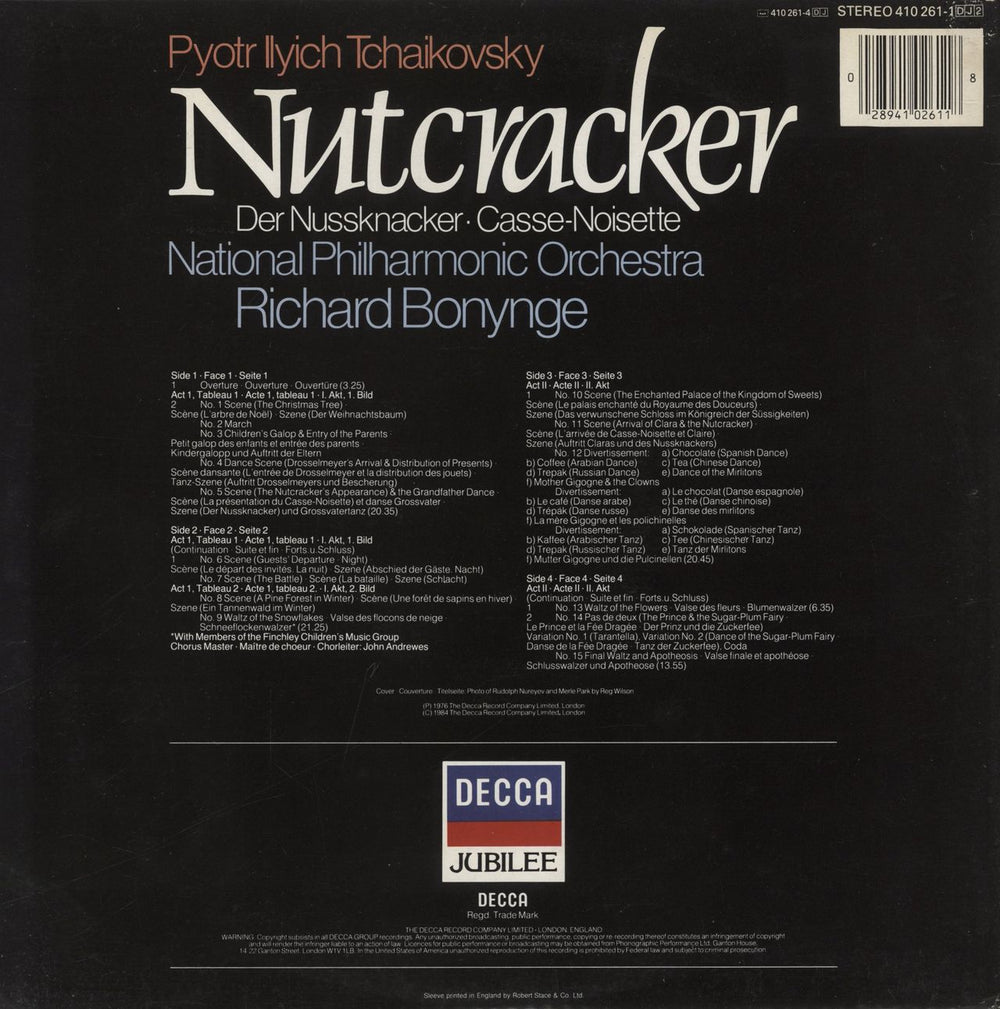 Pyotr Ilyich Tchaikovsky Tchaikovsky: The Nutcracker - Complete Ballet — RareVinyl.com