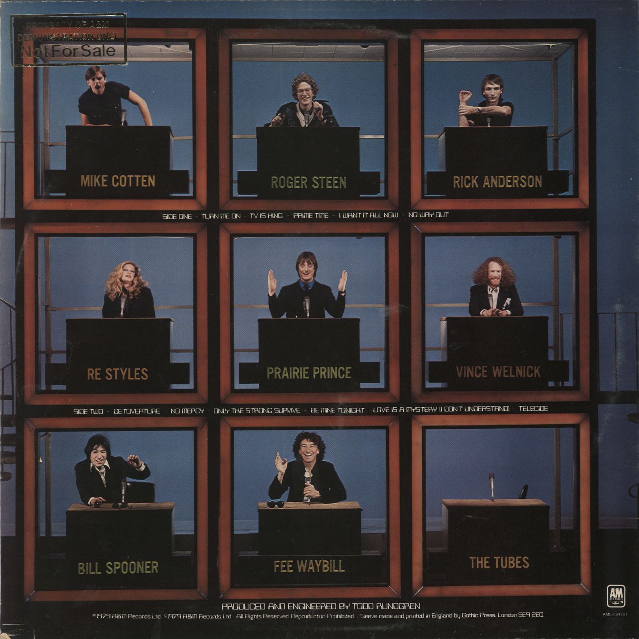 The Tubes Remote Control + Insert UK Vinyl LP — RareVinyl.com