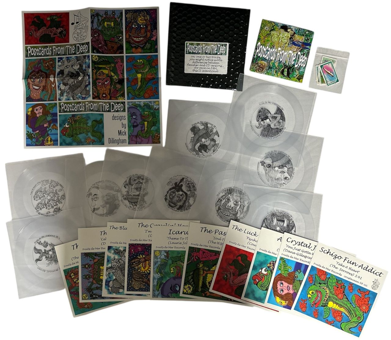 Various-Prog & Psych Postcards From The Deep UK Box set — RareVinyl.com