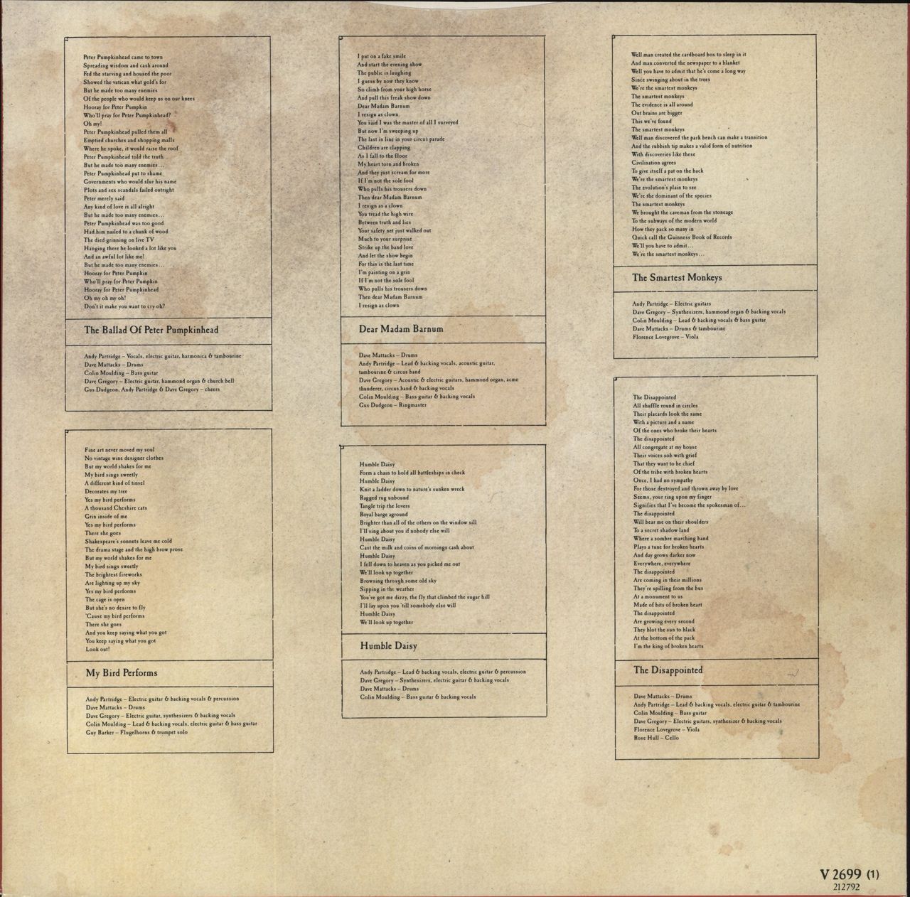 XTC Nonsuch UK 2-LP vinyl set — RareVinyl.com