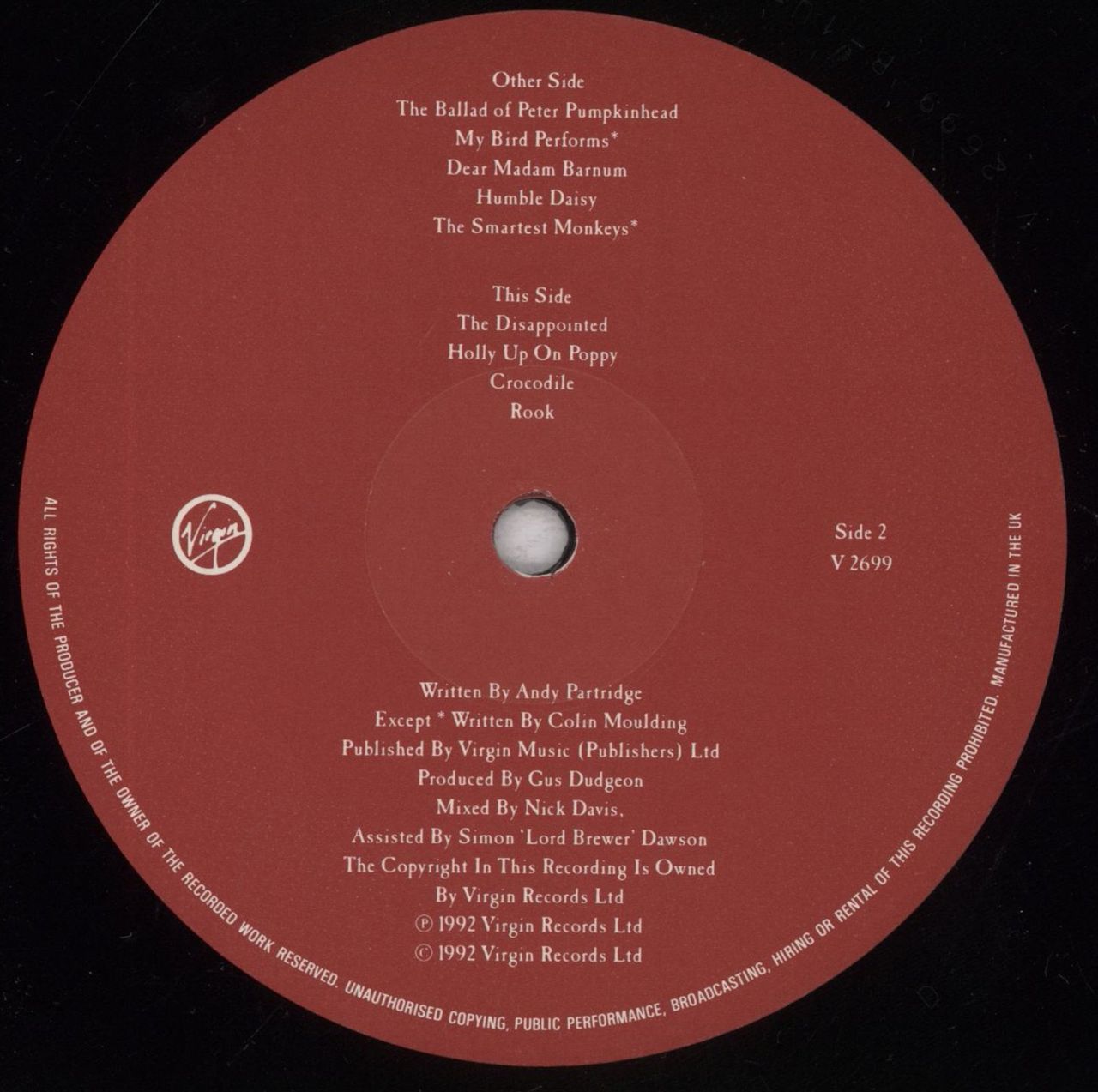 XTC Nonsuch UK 2-LP vinyl set — RareVinyl.com