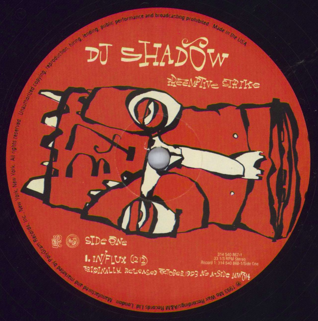 DJ Shadow Pre-Emptive Strike US 2-LP vinyl set — RareVinyl.com