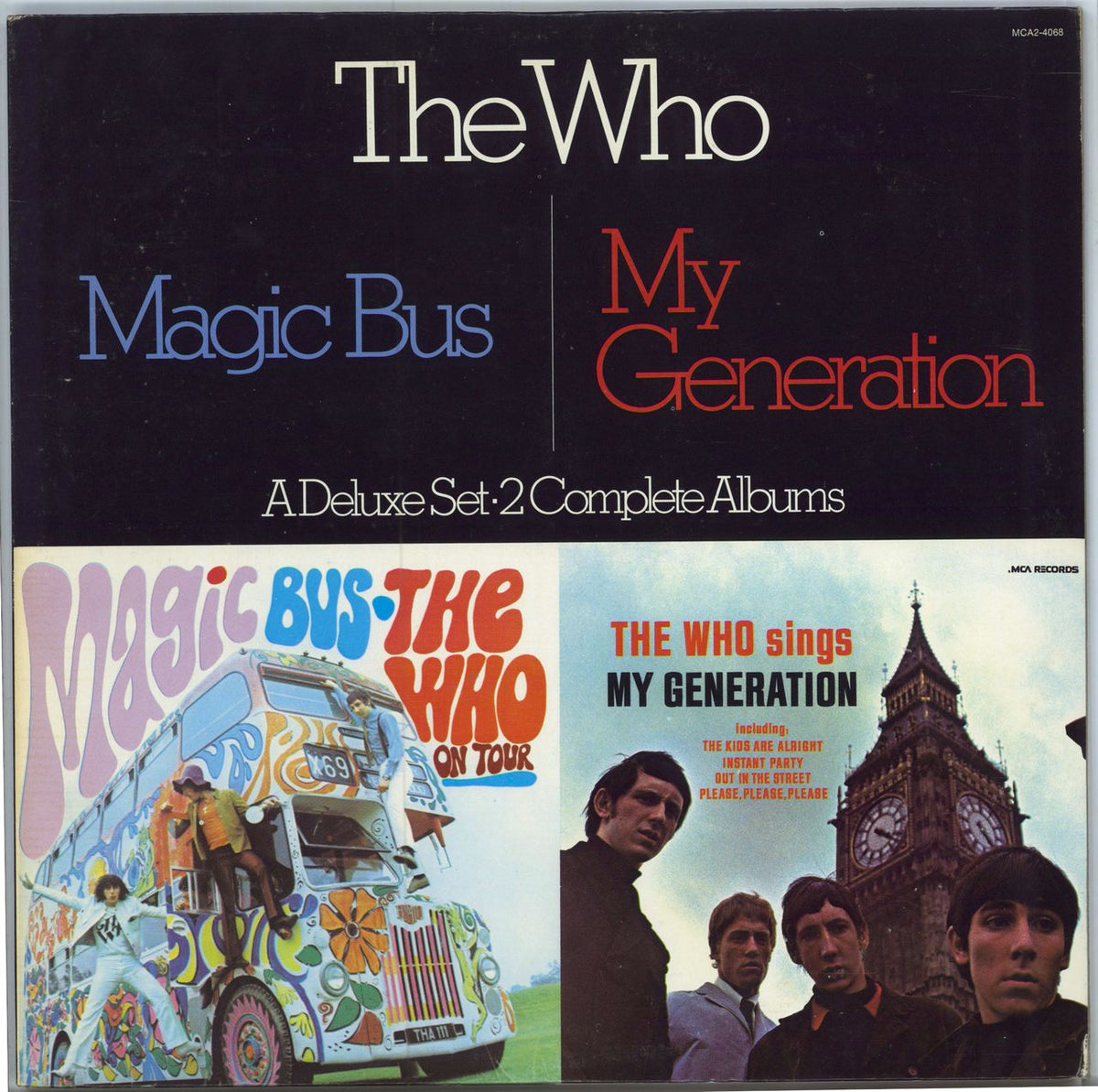 The Who Magic Bus / My Generation US 2-LP vinyl set — RareVinyl.com