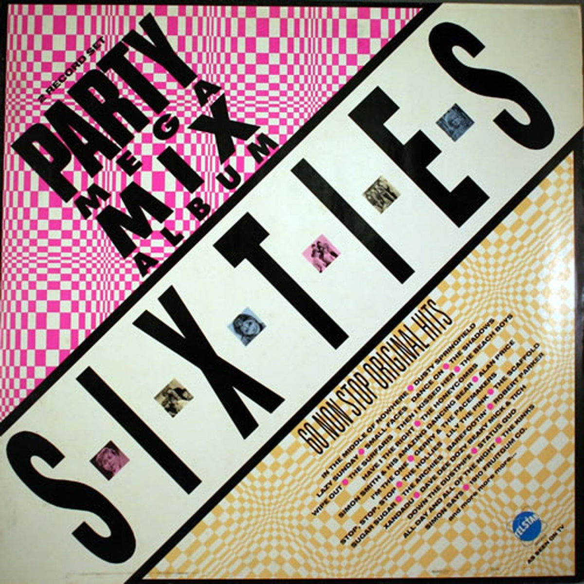 Various-60s & 70s Sixties Party Mega Mix Album UK 2-LP vinyl set — RareVinyl.com