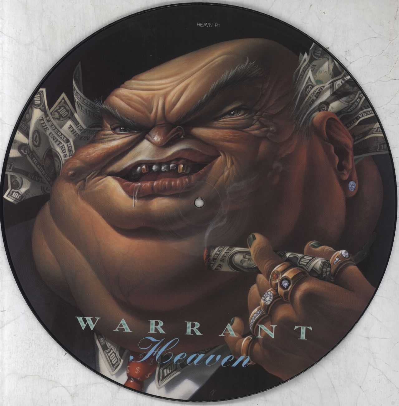 Warrant Heaven UK 12" picture disc — RareVinyl.com